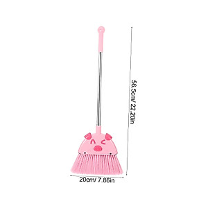 Beaupretty 1 Set Children's Broom and Dustpan Accessories Cleaning Accessories Small Broom Prop Small Dustpan Home Kid's Broom Children Dustpan Household Cleaning Tool Kid Mop