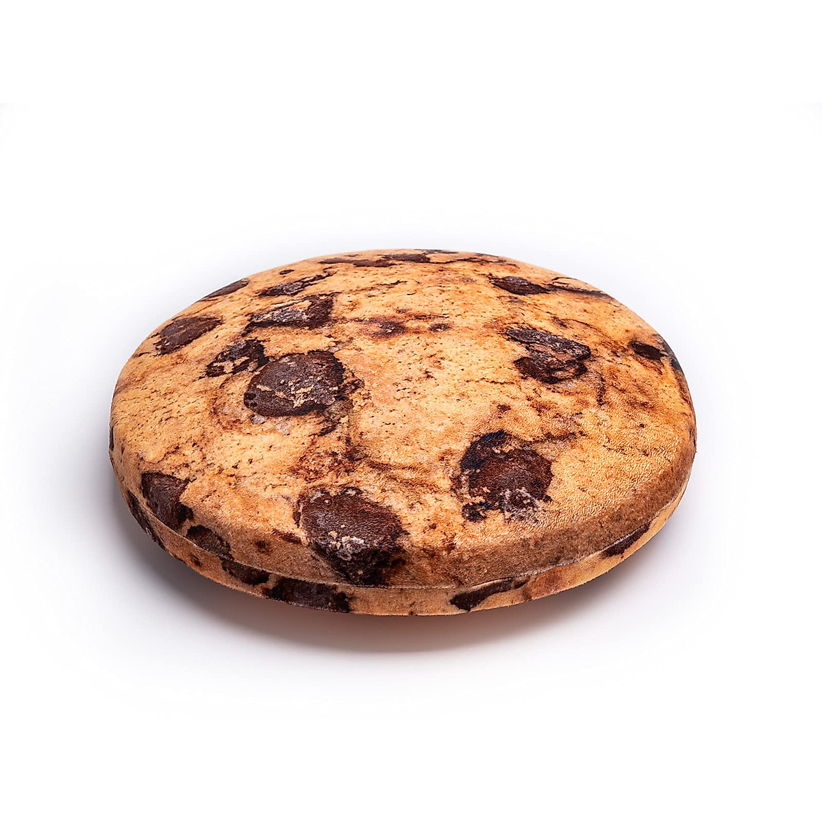 Chocolate Chip Cookie Multi-Purpose Memory Foam Pillow 18", Novelty 3D Print Decorative Super Soft Microfiber Flannel Covered Pillow, Foam Stuffed Cushions, Seat Pad for Couch, Chair, Floor, Sofa, Bed