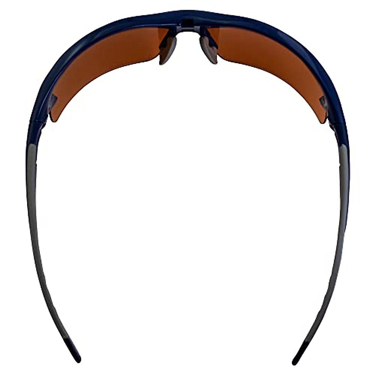 Epoch Eyewear Brodie Golf Sport Sunglasses Blue/Gray Frame with Amber Lens