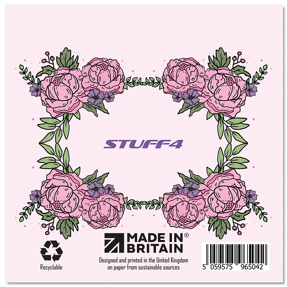 Stuff4 Cute Birthday Cards for Niece - Birthday Flowers - Happy Birthday Card for Niece from Aunt Uncle, Niece Special Birthday Gifts, 5.7 x 5.7 Inch Birthday Greeting Cards Gift for Niece