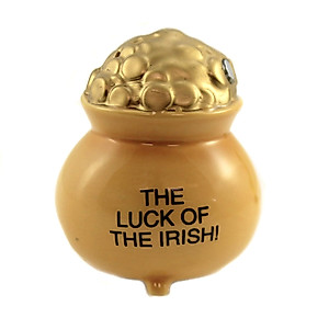Pacific Giftware Luck of The Irish Pot of Gold Magnetic Salt & Pepper Shakers