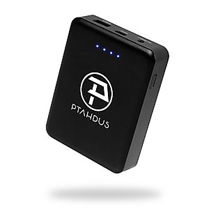 PTAHDUS 7.4 V Battery Pack with Charger Rechargeable Battery Power Bank 5000mAh for Heated Jackets, Heated Hoodies and Heated Vests