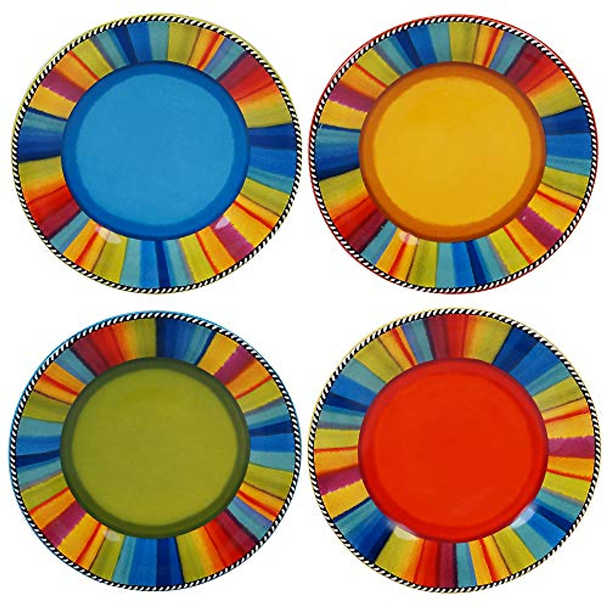 Certified International Sierra 16 Piece Dinnerware Set, Service for 4, Multicolored