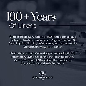 Garnier Thiebaut French Jacquard Kitchen Towel 100% Cotton Kitchen and Cooking Collection (Home Sweet Home Safran)