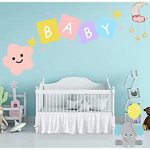 Crib Bed Skirt for Nursery Crib Toddler Bedding Crib Ruffle Bed Skirt for Baby Boys or Baby Girls -Brushed Microfiber for Nursery Crib Bed Skirt Standard Crib and Toddler Bed, 14" Drop (White)