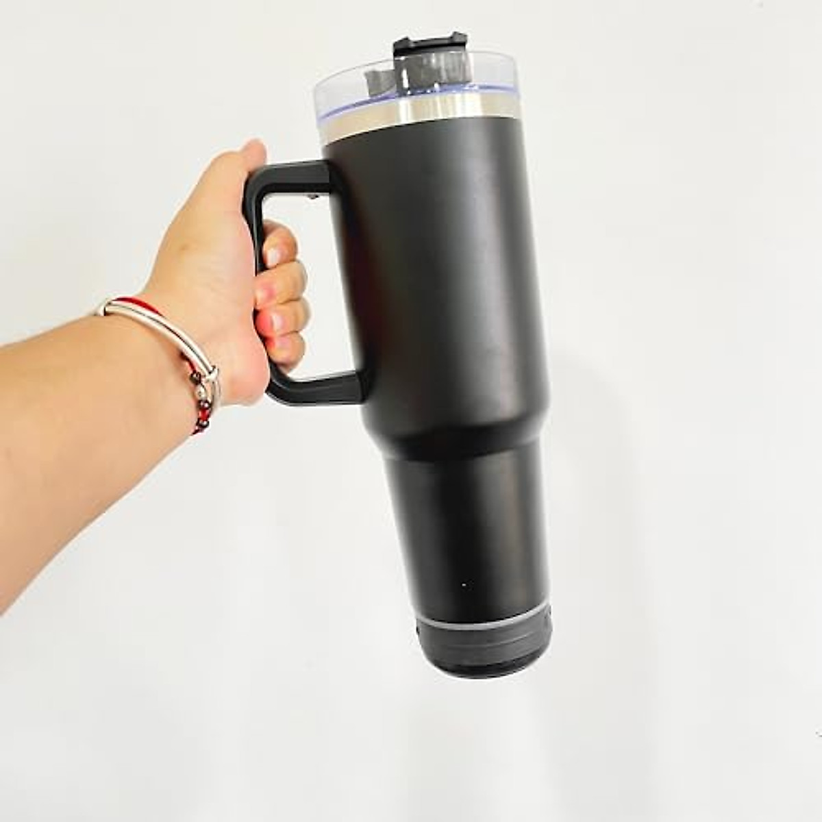 Zidech Music Speaker Tumbler Bluetooth-40 oz tumbler with handle and straw-Insulated Travel Mug - Music Coffee Cup (Grey)