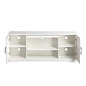 Zinus Bennett TV Stand, White