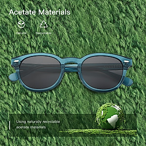 ZENOTTIC Women Sunglasses Polarized Trendy Retro Sun Glasses Round Designer Sunglass UV Protection Shades for Men Womens