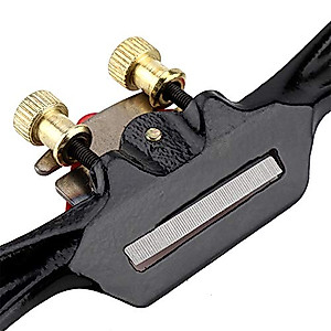 Fdit 9"/215mm Adjustable Hand Planer Spoke Shave Manual Woodworking Tool Hand Tool