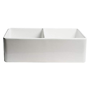 Alfi brand ABF3318D-W Kitchen Sink, White