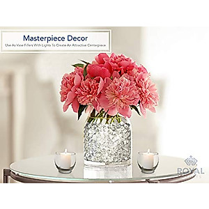 Royal Imports Water Beads Vase Filler, 1 lbs - 75,000 Clear Gel Jelly Pearls Makes 16 Gallons for Centerpieces, Weddings, Parties, Decorations, Floral, Plants