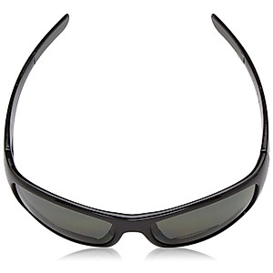 Suncloud Mens Cover Polarized Reading Sunglasses - Black Frame | Polarized Gray +2.00 Lens