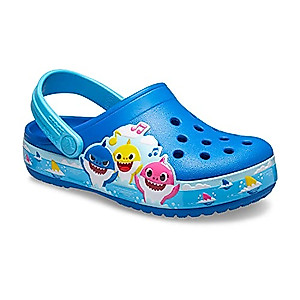 Crocs Kids' Baby Shark Band Clog , Baby Shark, 8 Toddler