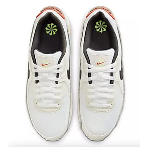 Nike Mens Air Max 90 Running Shoes (9), White/Light Bone/Sesame/Black