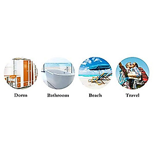 Mesh Caddy, Quick Dry Shower Tote Bag Hanging Toiletry and Bath Organizer with Suction Cup Clip Cord, Black, Rugged - Better Made in USA