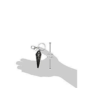 Nightmare Before Christmas Jack in Coffin Pewter Key Ring,Multi-colored,3"