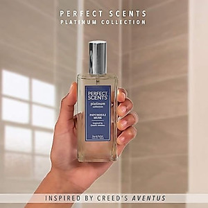 Perfect Scents Fragrances | Inspired by Creed’s Aventus | Platinum Collection | Patchouli Musk | Men’s Eau de Parfum | CLEAN, Vegan, Paraben & Phthalate Free | Never Tested on Animals | 3.4 Fl Oz