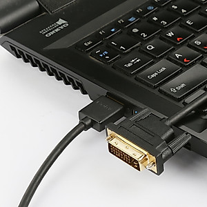 ANNNWZZD DVI to HDMI, HDMI to DVI, HDMI DVI Bi-Directional Cable for TV, PC, Monitor, Projector 6FT/2M