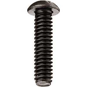 Alloy Steel Socket Cap Screw, Plain Finish, Button Head, Hex Socket Drive, Meets ASME B18.3/ASTM F835, 1/2" Length, Fully Threaded, #6-32 Threads (Pack of 100)