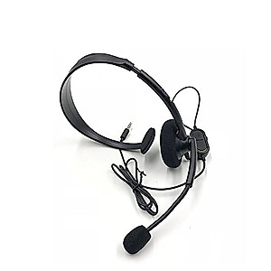 Replacement Black Wired Chat Chatting Gamer Headset Headphone with Mic Microphone for Xbox One Slim Xbox One S