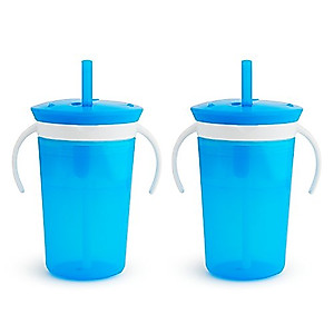 Munchkin® SnackCatch & Sip 2-in-1 Snack Catcher and 2 Piece Spill-Proof Cup, Blue