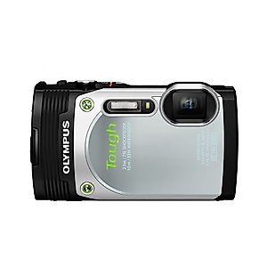 Olympus Stylus TG-850 IHS 16 MP Digital Camera (Black/Silver)