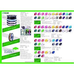 eSUN 3D Printer Cleaning Filament 3mm Natural 0.1kg for All 3mm or 2.85mm FDM 3D Printers, 3mm Cleaning