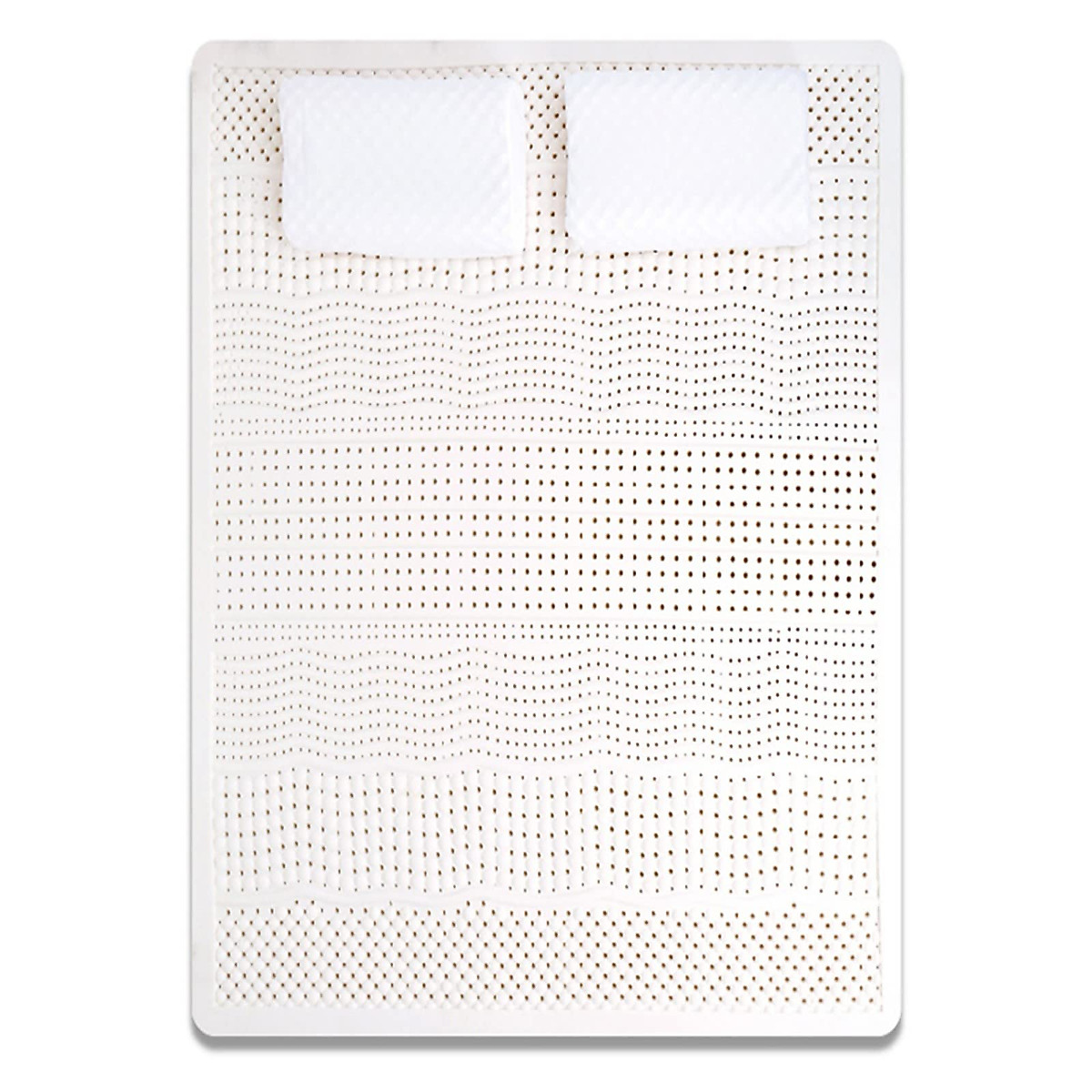 xqwz Organic Latex Mattress Topper 100% Natural Slow Rebound Home Single Double Mattress Family Bedspreads King Queen Twin Full Sizebaibaibaibai10.28