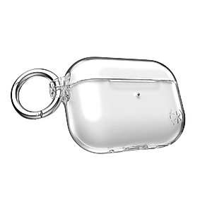 Speck Products Presidio Clear for Airpods Pro 2nd/1st Generation Case, Clear/Bright Silver