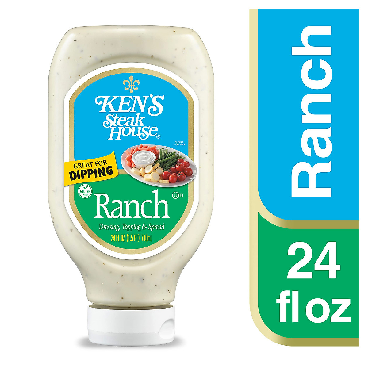 Ken's Steak House Ranch Dressing (24 Ounce (Pack of 2))