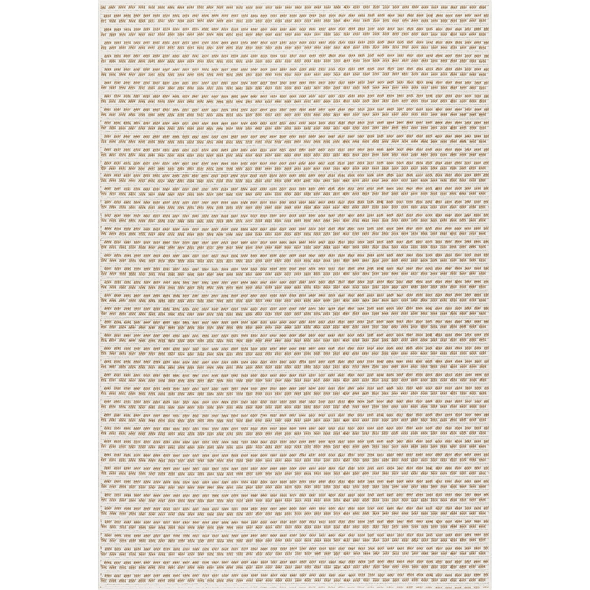 nuLOOM 4' x 6' Plush Indoor/Outdoor Area Rug, UV-Resistant, Long Loop Construction, Oeko-TEX Certified, Paito, Balcony, Jaylani Neutral