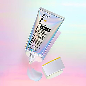 Peter Thomas Roth | Max Clear Invisible Priming Sunscreen Broad Spectrum SPF 45 | Makeup Primer with SPF, Water-Resistant Sunscreen Gel with Silky Finish, 1.7 fl. oz.