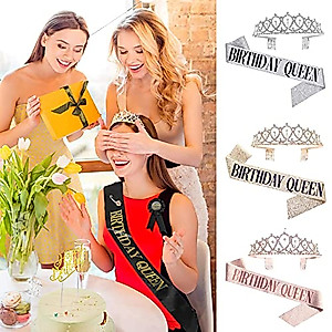 Maybenice Bride Hair Accessories Birthday Crown and Tiara with Comb Headband Glitter Hair Accessories for Wedding Party