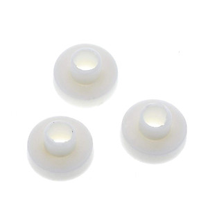 XIAOMINDIAN 100pcs Insulating Tablets Insulation Bushing Transistor Pads Circle TO-220 Insulated Cap Insulation Particle Ring for M3 Screws Screw Parts