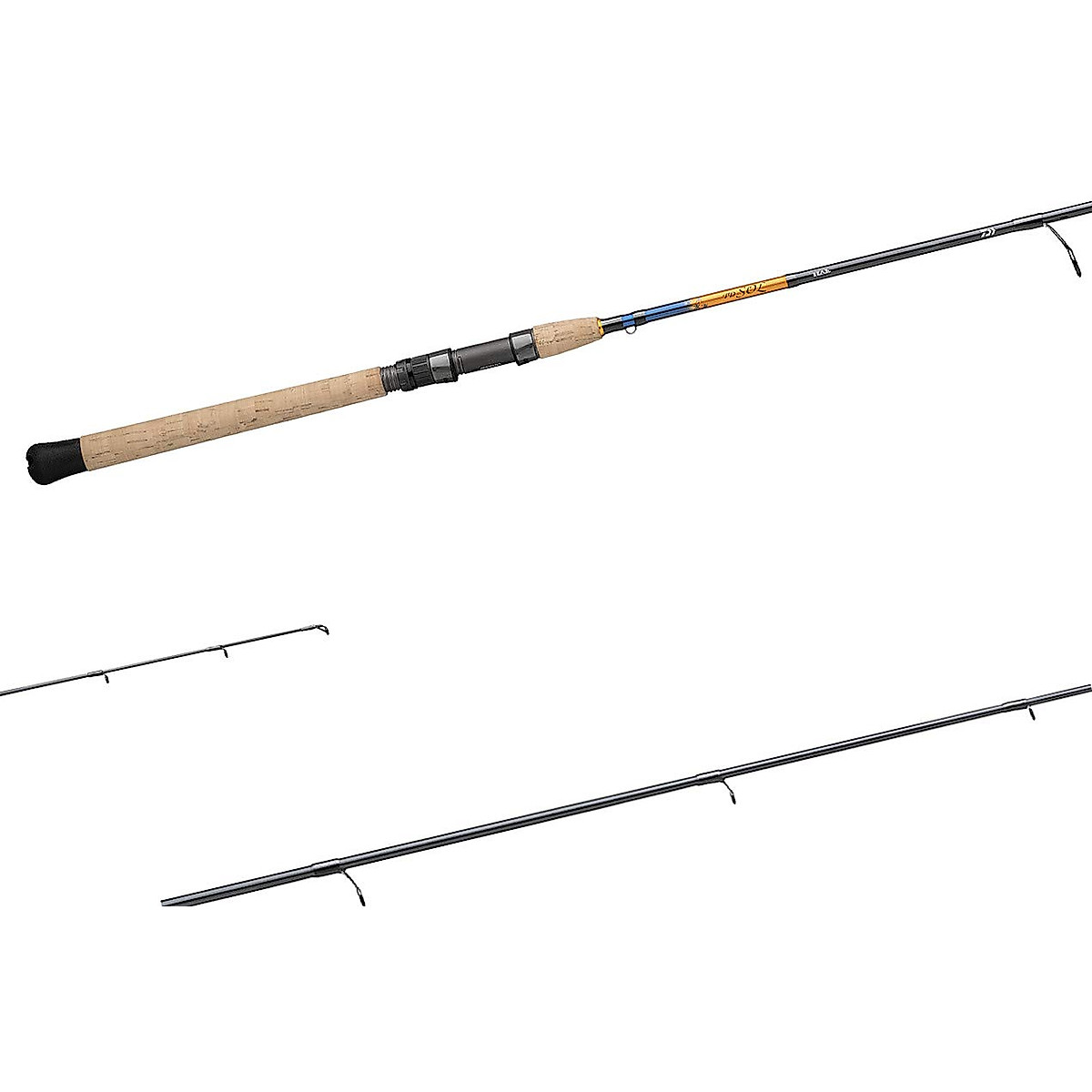 Daiwa TDSOL70MLFS Team Sol Inshore Rods, Sections= 1, Line Wt.= 8-17