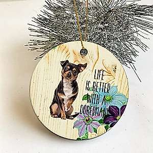 Memorial Pendant Christmas Ornaments The Dog Pet Owner Harvest Garden Seeds & Saplings Quality Quaranteed Organic Bulbs Plant Christmas Keepsake Pendant Decorations Ornament Gifts Hanging Ornament for