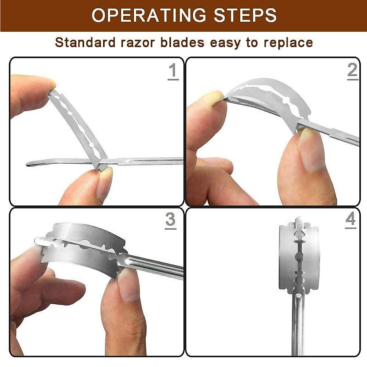 Premium Hand Crafted Bread Lame with 5 Replaceable Blades Dough Making Slasher Tools for Scoring Sourdough Bread Easily - Super Sharp and Durable Razors with Authentic Leather Protective Cover