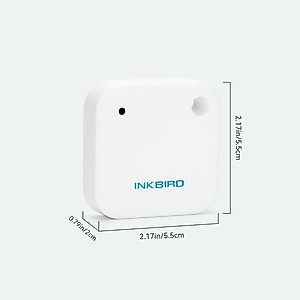 Inkbird Smart Thermometer, Freezer Wireless Thermometer Bluetooth Temperature Sensor, with APP for Android and iOS (Detects Temperature ONLY)