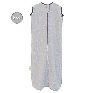 Back Zip Bag - Back Zipping Toddler Sleep Sack, Difficult for Your Child to Remove (Inescapable), Super Soft, Lightweight, Stretchy, Wearable Blanket for Toddlers (Moonlight Grey, 2T-3T)