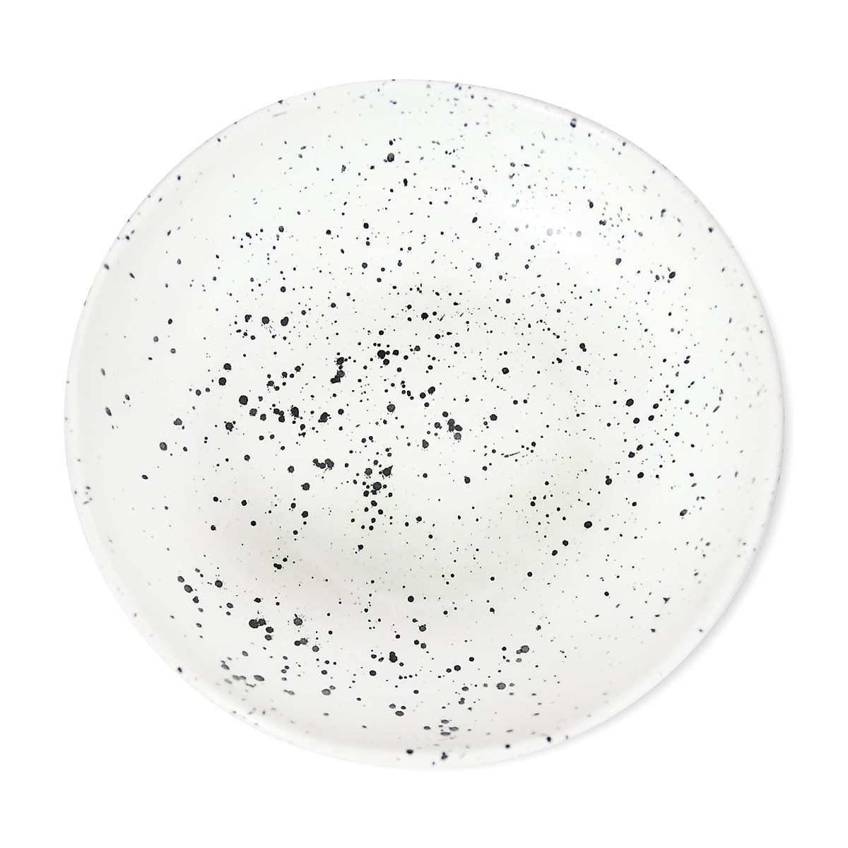 roro Handcrafted 7" Ceramic Bowls - Set of 2 | Speckled Egg White Stoneware Design | Ideal for Soup, Salad, Cereal, Pasta | Dining & Entertaining Decor | Artisan Crafted Kitchenware