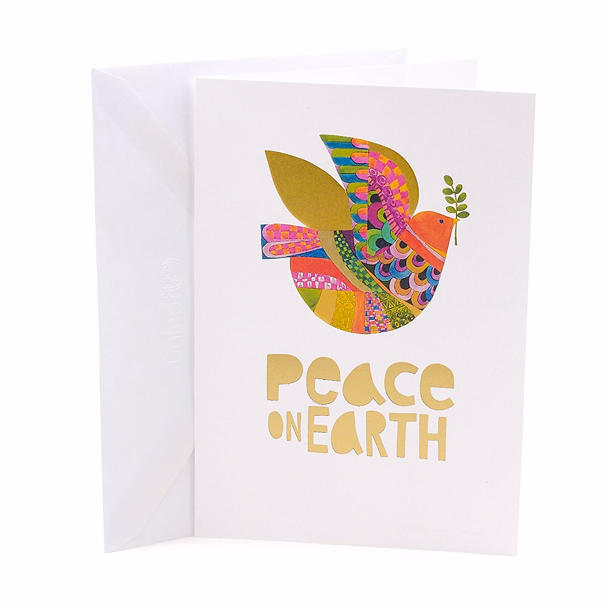Hallmark UNICEF Boxed Christmas Cards, Peace On Earth Dove (12 Cards and 13 Envelopes) (1XPX2022)