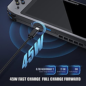 Daxceirry WIN600 Video Handheld PC Game Console Win 10 Edition 8G DDR4 with 256G M.2 SSD, Support Steam OS with AMD Athlon Silver 3050e 5.94in OCA Full Lamination IPS Screen