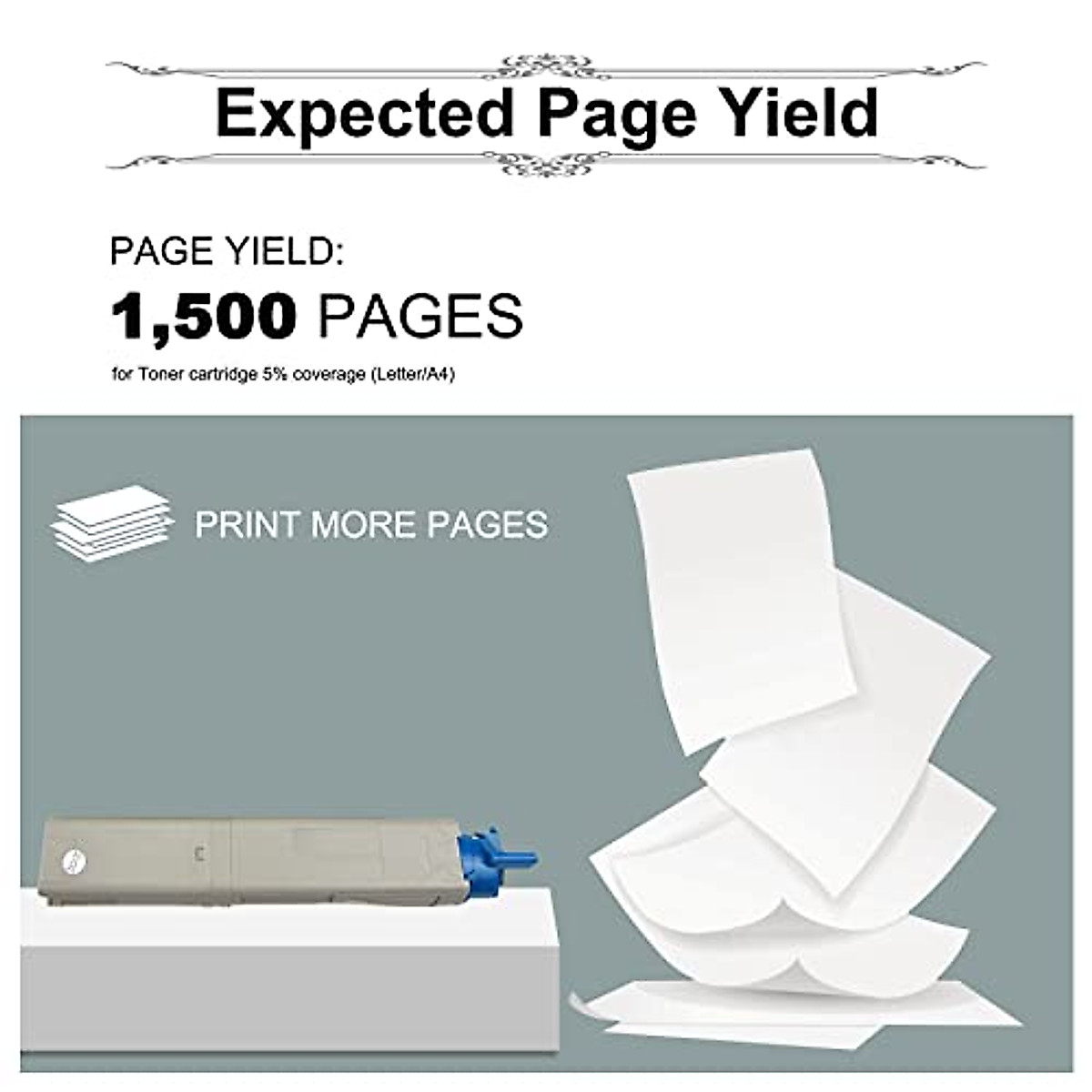 MANDBOY Compatible C3300 43459403 Toner-Cartridges Cyan (2 Pack) | Replacement for OKI C3300 C3400 C3500 C3530 C3450 C3600 MC360 MFP Printer Toner Cartridge