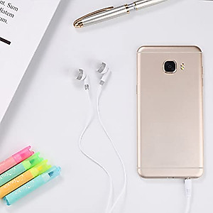 CN-Outlet Wholesale Bulk Earbuds Headphones Individually Bagged 100 Pack for iPhone, Android, MP3 Player White