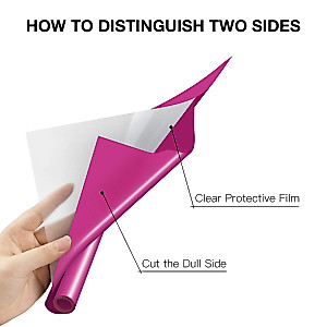 JANDJPACKAGING HTV Heat Transfer Vinyl Bundle - 12" x 5ft HTV Vinyl Rolls for Cricut, Silhouette & Cameo 12Pack Assorted Colors Iron on Vinyl Bundle