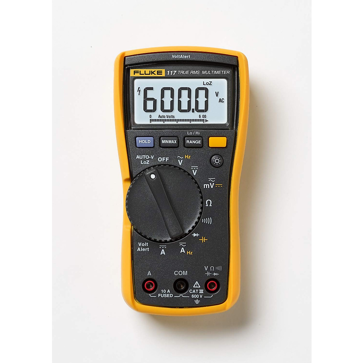 Fluke 117/323 KIT Multimeter and Clamp Meter Combo Kit + 62 MAX IR Thermometer, Non Contact, -20 to +932 Degree F Range