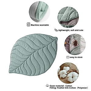 VARIPOWDER Baby Play Mat,56.3x42.1inch Cotton Crawling Cushion, Kids Room Rug Floor Gym,Soft Washable Non-Slip Room Decor Floor Rug, Activity Floor Carpet,Photo Studio Prop(Green)