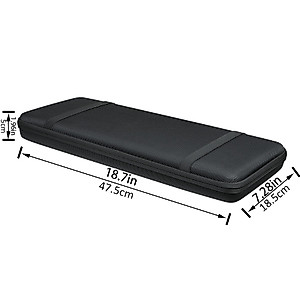 co2CREA Hard Case Replacement for Razer Cynosa Chroma/Cynosa V2 / Ornata V2 / Blackwidow V3 Pro/Blackwidow V3 / Huntsman Elite/Huntsman V2 Analog Gaming Keyboard