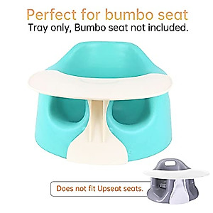Seat Tray, Compatible with Bumbo Seat, Tray Accessory Provides A Place to Hold Toys or Snacks, Easy to Install and Remove, Bumbo Seat Accessory for Baby Boy Girl - White
