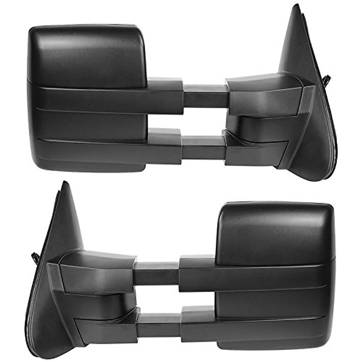 Trail Ridge Tow Mirror Power Heated Puddle Textured Black Pair for Expedition